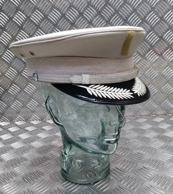 ABU DHABI HAT Service Senior Officers Peaked Cap Uniform Dress Visor ...