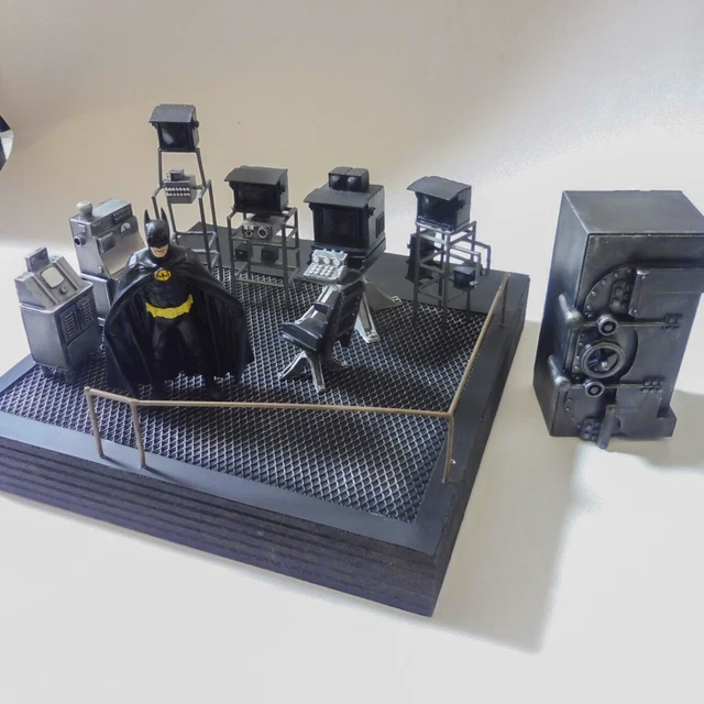 1989 BATMAN FOR Batmobile AMT revell Batcave 1/24 Scale Diorama MODEL ...