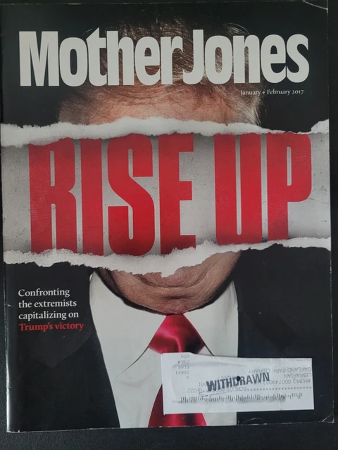MOTHER JONES MAGAZINE February 2017 PRESIDENT DONALD TRUMP COVER ...