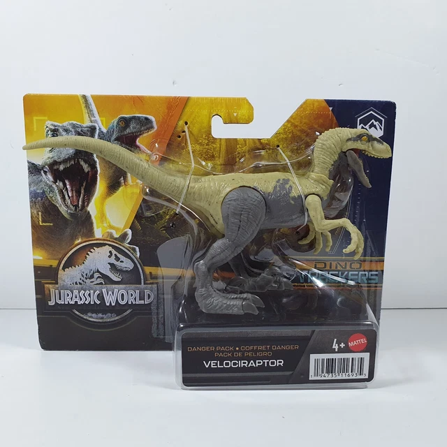 FIGURINE DINOSAURE JURASSIC World Velociraptor Danger Pack Dinosaure ...