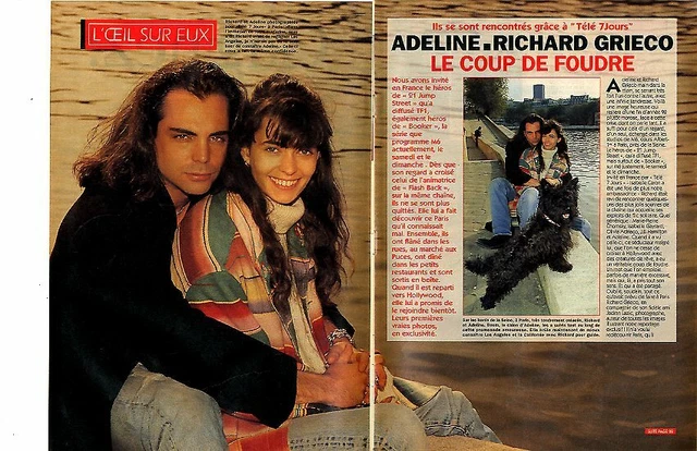 COUPURE DE PRESSE Clipping 1992 Adeline Blondiau & Richard Grieco (4 ...