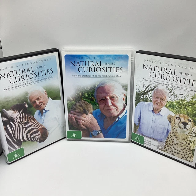 DAVID ATTENBOROUGH'S NATURAL Curiosities : Series 1-3 1 2 3 DVD ...