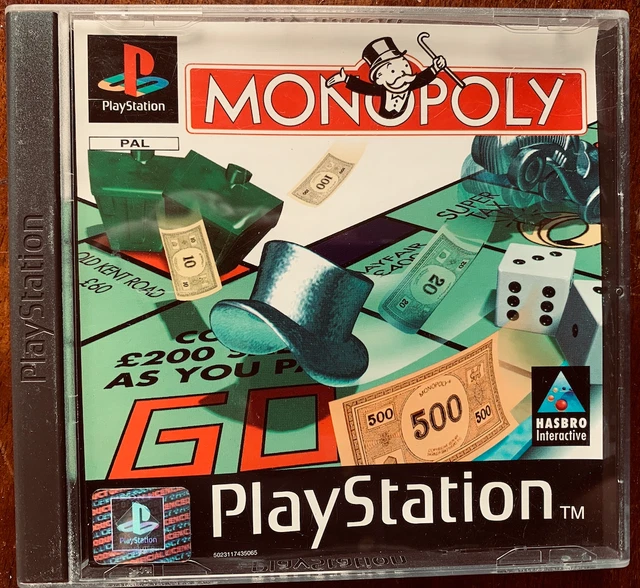 MONOPOLY PS1 VIDEOGAME Based on the Classic Board Game for Sony ...