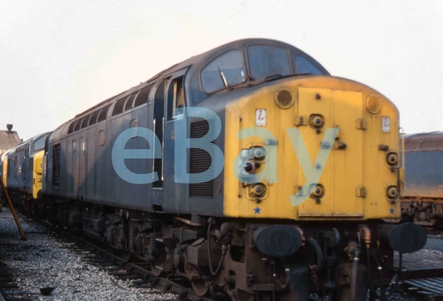 35MM RAILWAY SLIDE of Class 40 40030 @ Doncaster Works Copyright to ...