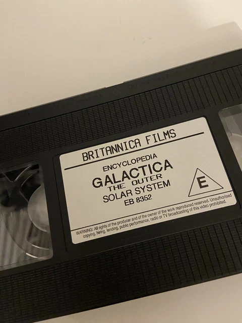ENCYCLOPEDIA GALACTICA - The Outer Solar System [VHS Tape] £14.99 ...