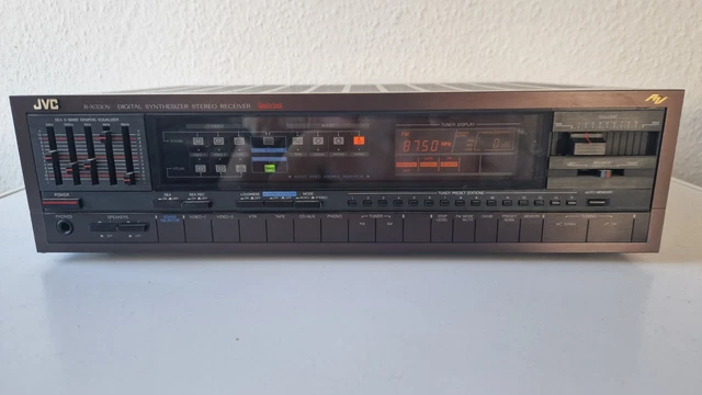 JVC R-X330V, DIGITAL SYTNTHESIZER STEREO RECEIVER 150W, Made in Japan ...