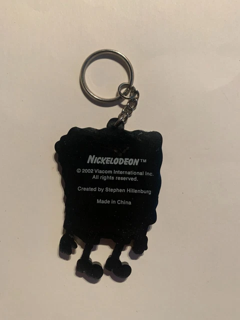 SPONGEBOB SQUAREPANTS KEY Chain Stephen Hillenburg 2002 Nickelodeon Tv ...