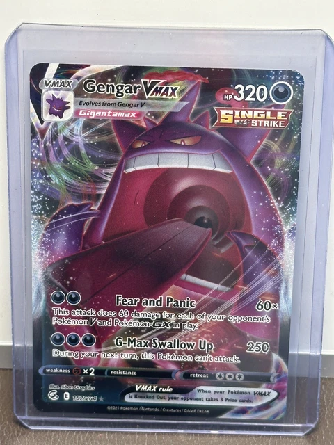 POKÉMON TCG GENGAR VMAX Fusion Strike 157/264 Holo Ultra Raro EUR 5,36 ...