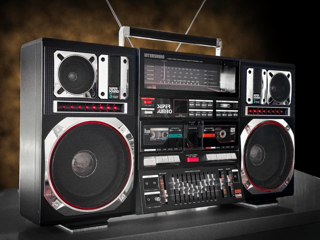 INTERSOUND SUPER JUMBO 🌈RaRe🌈 (1983) Iconic Vintage Stereo Cassette ...