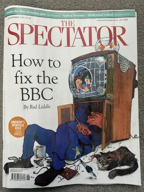 THE SPECTATOR MAGAZINE 15th November 2025 (1 issue set) £4.38 - PicClick UK