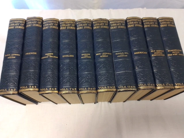 THE WORLD'S THOUSAND Best Short Stories: 10 Double Volume Book Set EUR ...