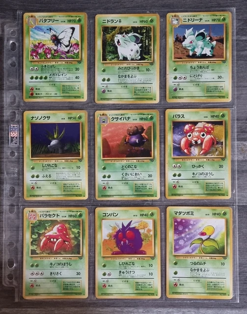 POKEMON TRADING CARD Japanese Jungle Complete Set Non Holo Cards TCG M ...