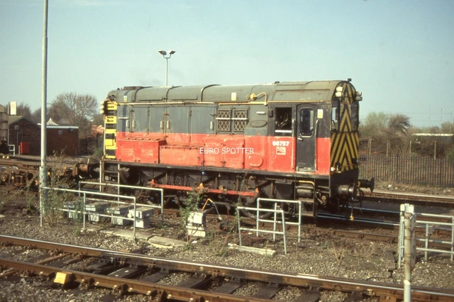 35MM SLIDE BR Class 08 08757 @ Didcot £2.54 - PicClick UK
