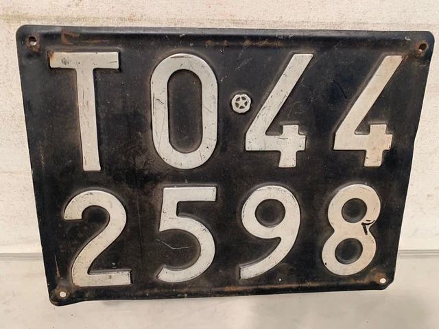 TARGA DI AUTO D’Epoca Torino Vintage EUR 180,00 - PicClick IT