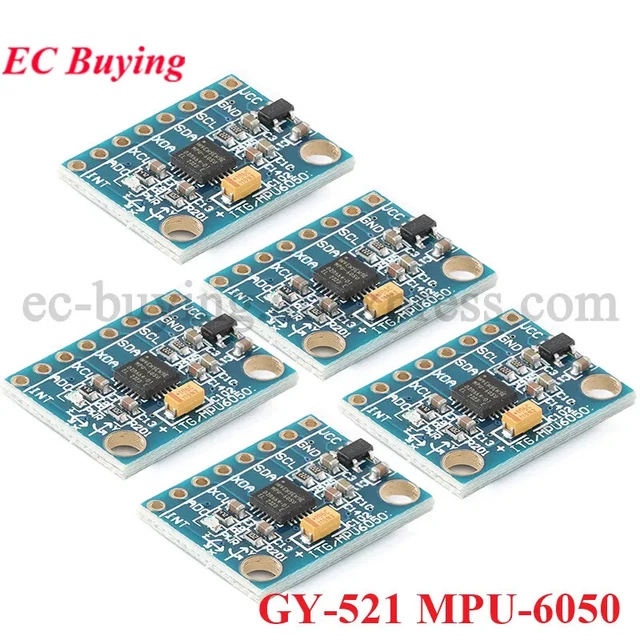 GY-521 MPU-6050 3 Axis Gyro & Accelerometer Module 6DOF 3D Angle Sensor ...