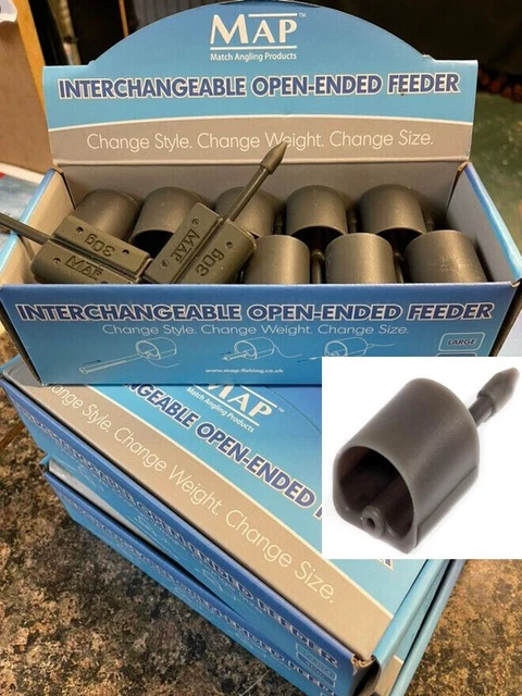 NEW 30 X Map Quick Change Open Carp Lake River Feeders Large 20g 30g £ ...