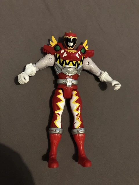 POWER RANGERS DINO Super Charge T-Rex Super Charge Red Ranger Action ...