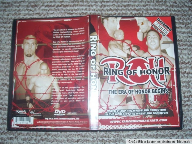 WRESTLING DVD ENGLISH ROH The Era of Honor begins WWE DWA ECW TNA WWF ...