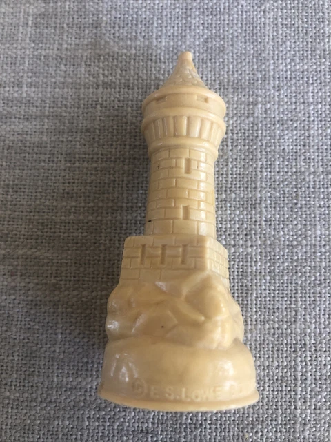 1 VINTAGE ANRI Replacement Chess Piece White Rook ES Lowe Renaissance £ ...