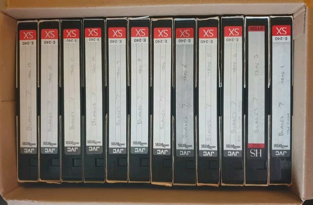 12 X USED VHS Video Tapes Cassettes - BLAKE'S 7 UK Gold, TOP GEAR - P&P ...