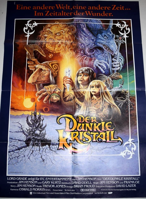 DER DUNKLE KRISTALL Jim Henson A 1 Original Kinoplakat - ca. 60 x 84cm ...