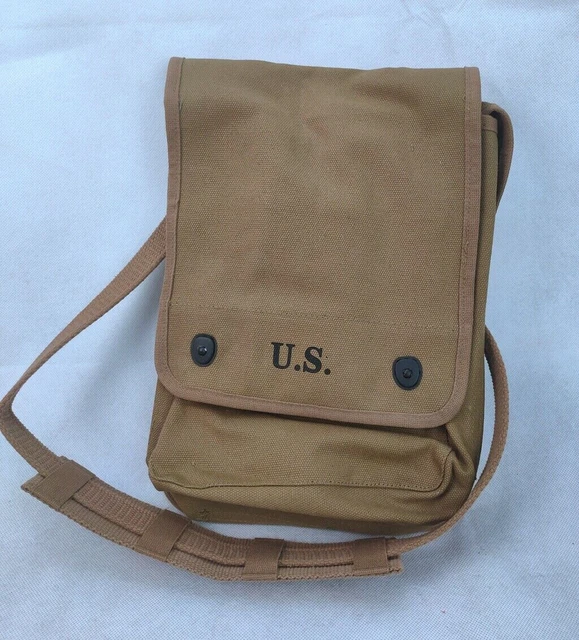 WW2 US ARMY OFFICER PARATROOPER AIRBORNE SOLDIER MAP BAG POUCH 1:1 ...