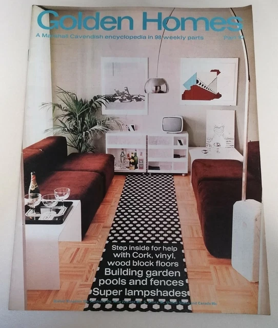 MAGAZINE - VINTAGE Golden Homes DIY Marshall Cavendish Encyclopaedia ...