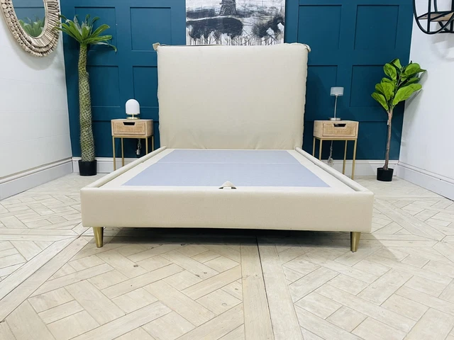 GALLERY DIRECT APPLEDORE Upholstered Bed Frame, Double Rrp £999 R39 £ ...