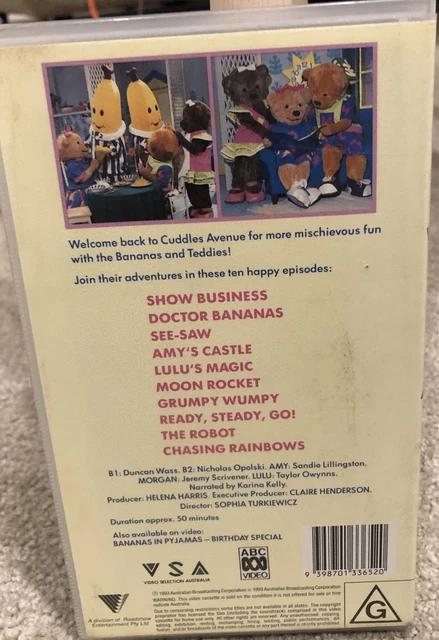 BANANAS IN PYJAMAS - Show Business VHS PAL Video 1993 $15.00 - PicClick AU