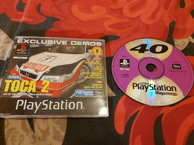 OFFICIAL UK PLAYSTATION Magazine Demo Disc 40 PS1 9 Playable Demos Rare ...