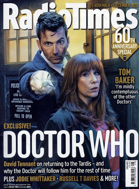 RADIO TIMES 26 Nov 2023 Doctor Who 60Th Anniversary David Tennant ...