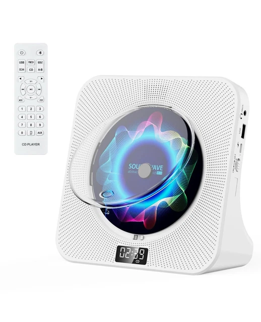 CD PLAYER BLUETOOTH CD Player with Speakers Desktop CD Players for Home ...