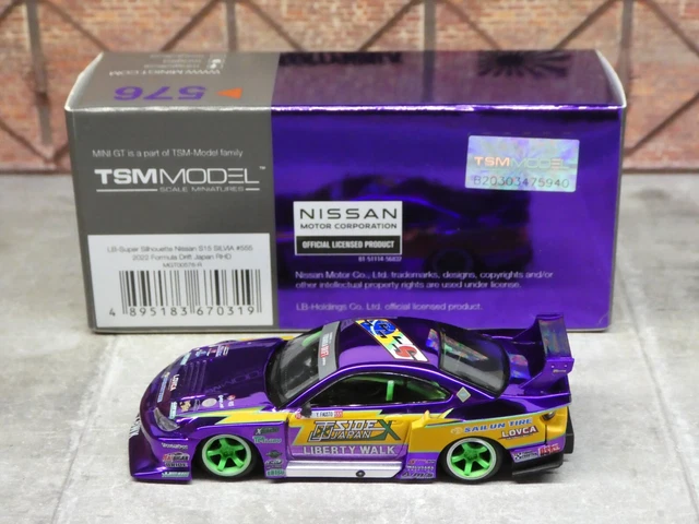 MINI GT #576 LB-Super Silhouette NISSAN SILVIA S15 Formula Drift 1:64 ...