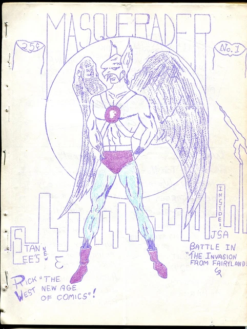 MASQUERADER #1 1962-MIKE Vosburg-1° numero-copertina Hawkman-caratteristiche JSA e JLA-G- EUR 1. ...