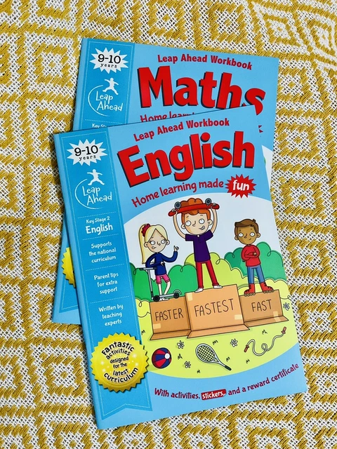 LEAP AHEAD KS2 Maths And English Workbooks. Age 9~10 EUR 8,07 - PicClick ES