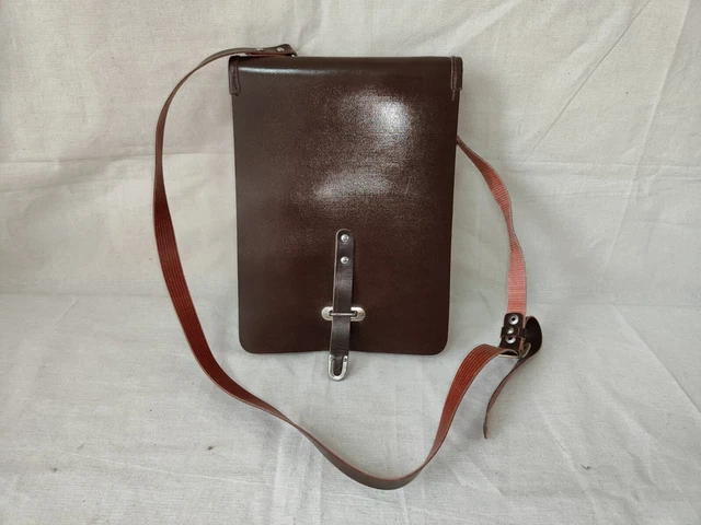 SOVIET ARMY OFFICER SERGEANT Shoulder Document Map Leather Bag Case ...