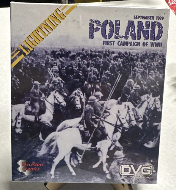 POLAND FIRST CAMPAIGN Of WWII September 1939 New Sealed Decision Games ...