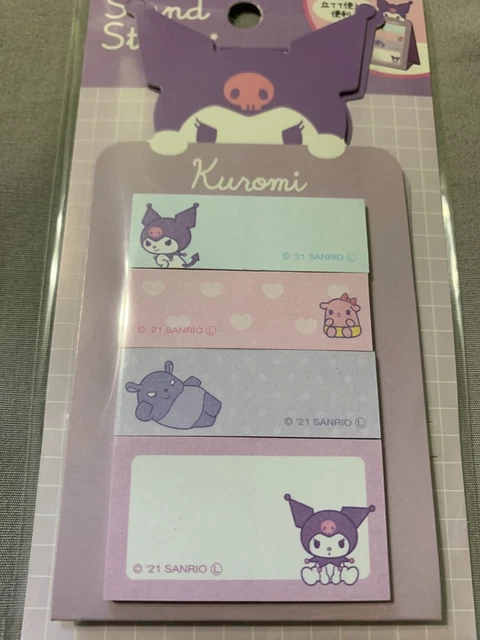 SANRIO STAND STICKY Note Marker Kuromi Stationery Kawaii Paper $16.31 ...