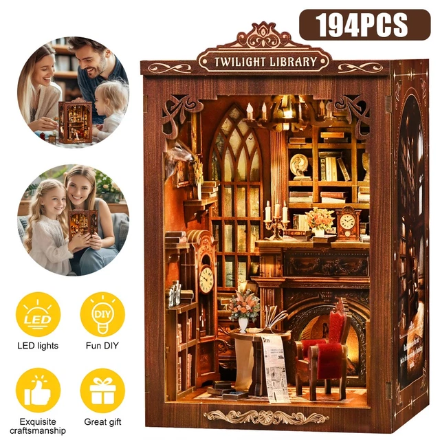 BOOK NOOK SAGITERRA Dollhouse Kit Dollhouse Kit DIY Miniature Dollhouse ...