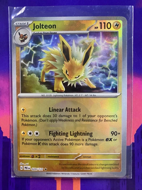 POKEMON TCG - SV Prismatic Evolutions - Jolteon 029/131 Pokeball NM/M £3.05 - PicClick UK