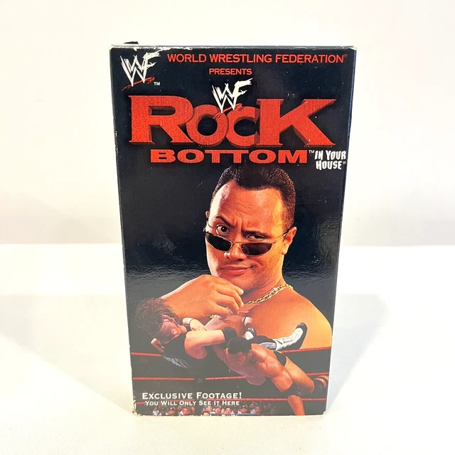WWF PRESENTS ROCK Bottom In Your House Vhs Exclusive Footage 1998 Titan ...