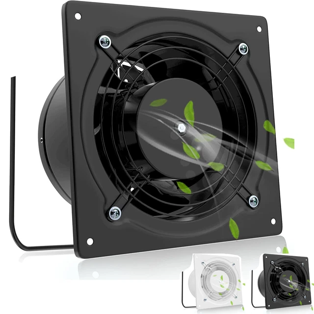 10 INCH EXHAUST Fan 1240CFM Through Wall Extractor Ventilation Fan ...
