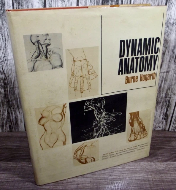 DYNAMIC ANATOMY BY Burne Hogarth Vintage 1972 Art Book Drawing the ...