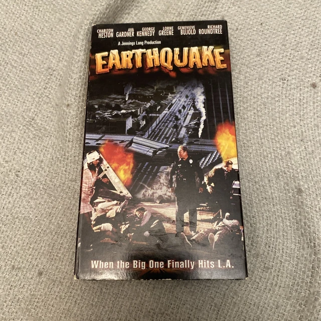 EARTHQUAKE VHS 1974, 1998 GoodTimes reissue £3.78 - PicClick UK