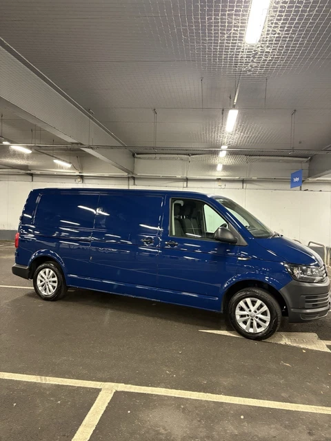VOLKSWAGEN TRANSPORTER T6 Manual Blue 2.0 Diesel 2018 Work Van/Camper ...