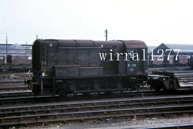 6X4 COLOUR RAILWAY photograph Class 08 D3273 at Eastleigh 09.70 £1.00 ...