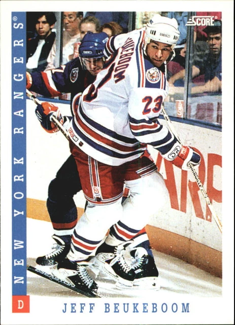 1993-94 SCORE RANGERS Hockey Card #94 Jeff Beukeboom EUR 1,86 - PicClick FR