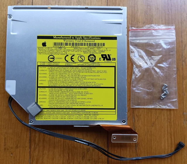 APPLE IMAC DVD/CD SuperDrive Burner Drive With Temperature Sensor UJ ...