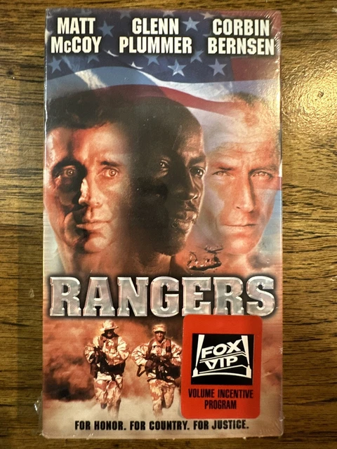 RANGERS VHS ACTION Matt McCoy Glenn Plummer Corbin Bernsen Screener £1. ...