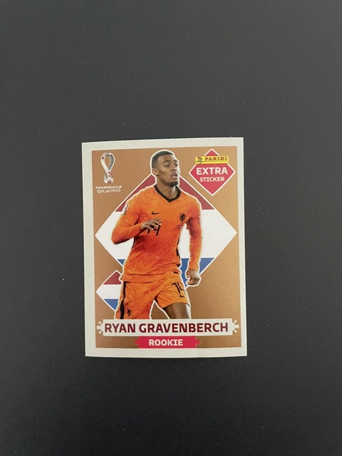 2022 FIFA WORLD Cup Qatar Ryan Gravenberch EXTRA STICKER Bronze Rookie Panini £6.17 - PicClick UK